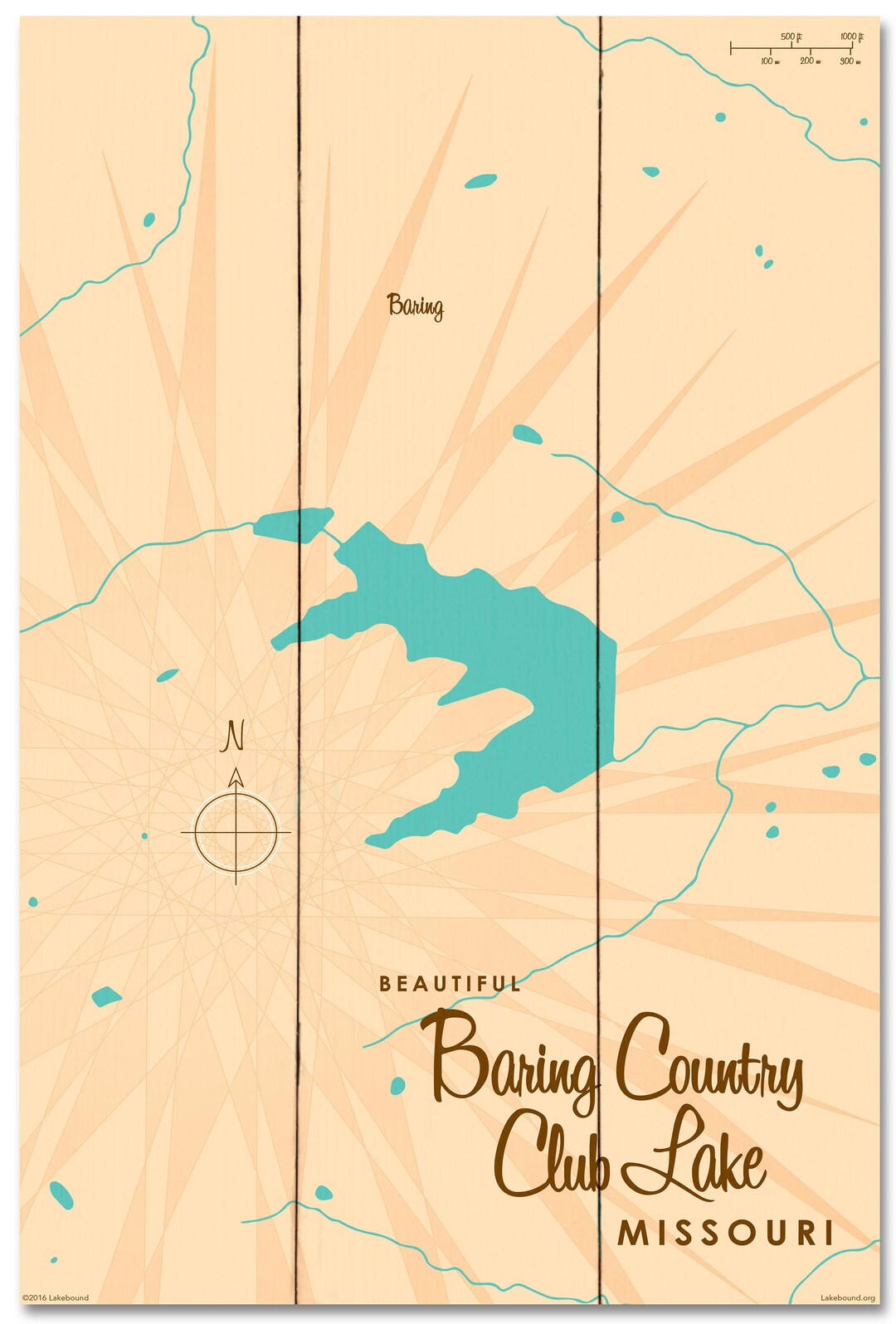 Baring Country Club Lake Missouri | Lake House Décor | Cabin Art ...