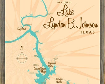Lake Lbj Art | Etsy