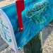 Hand Painted Sea Turtle Mailbox, Personalized Coastal Decor - Etsy