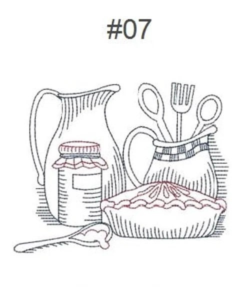 Embroidered Quilt Blocks Vintage Kitchen Quilt Blocks - Etsy