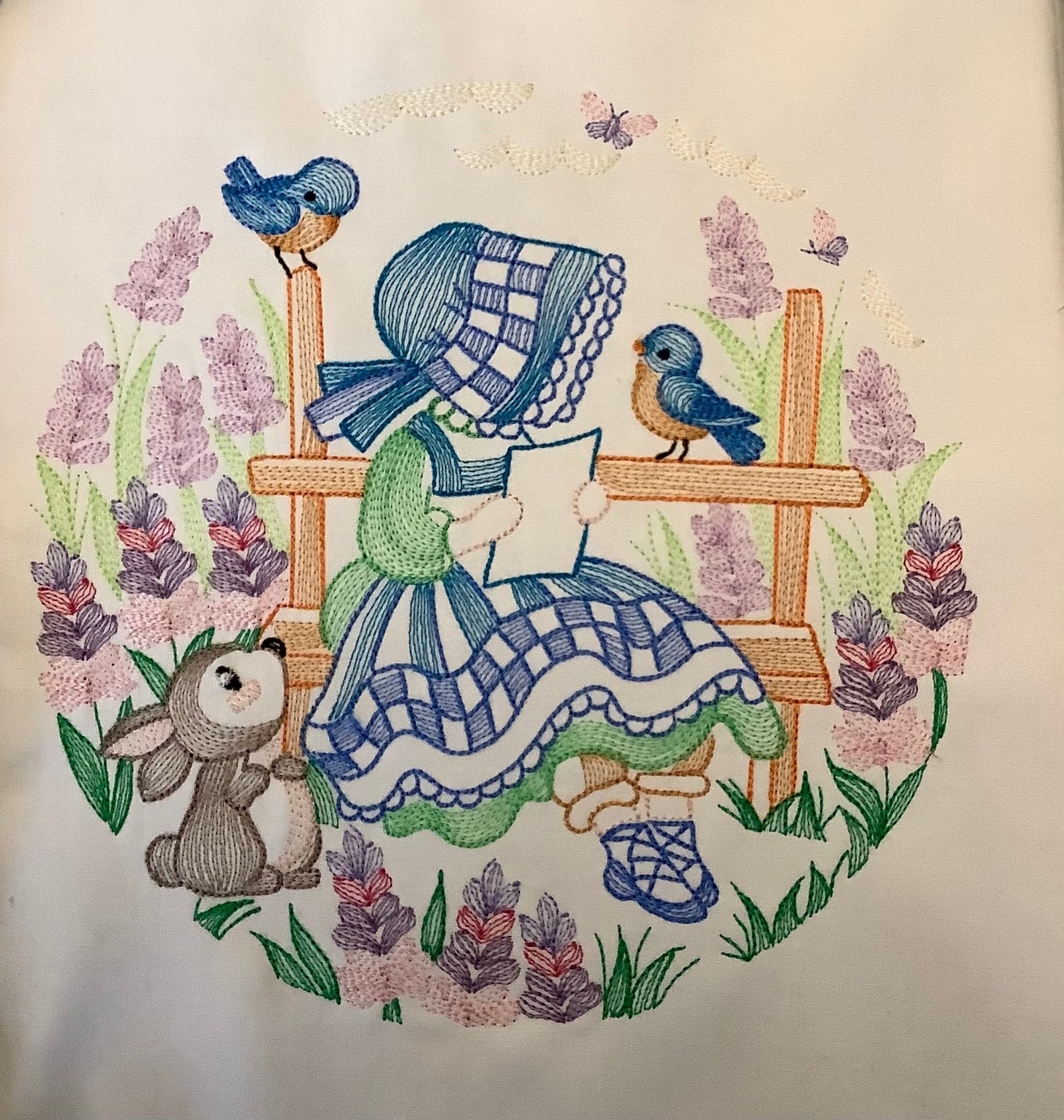 Embroidered Quilt Blocks - Sun Bonnet Sue Quilt Blocks - Choose Your ...