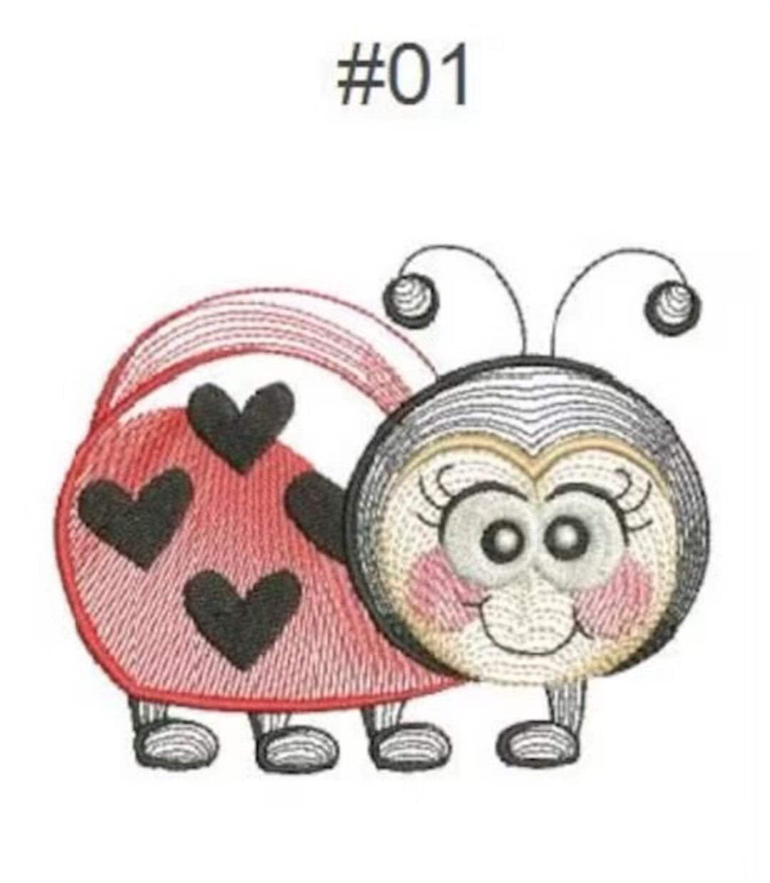 Embroidered Quilt Blocks - Cute Bugs Quilt Blocks - Choose Your Designs ...