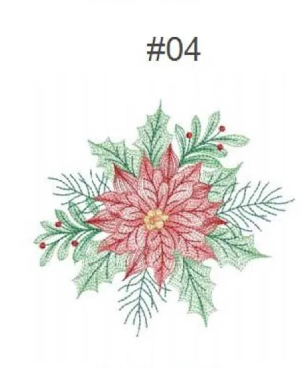 Embroidered Quilt Blocks - Christmas Quilt Blocks - Holiday Quilt ...