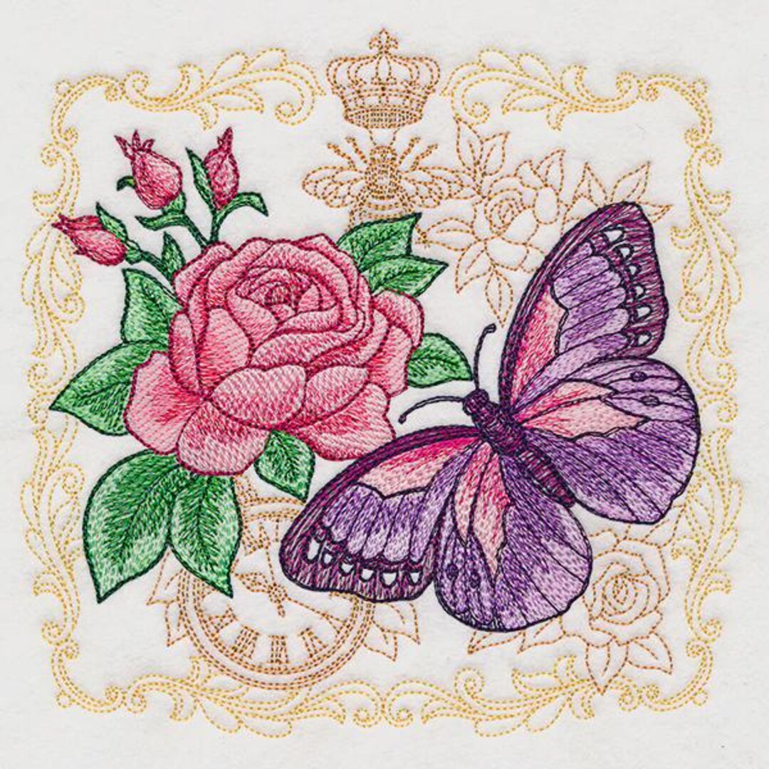 Embroidered Quilt Blocks - Parisian Medley Quilt Blocks - Choose Your ...