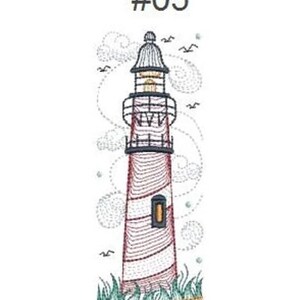 Embroidered Quilt Blocks - Lighthouse Quilt Blocks - Choose Your ...