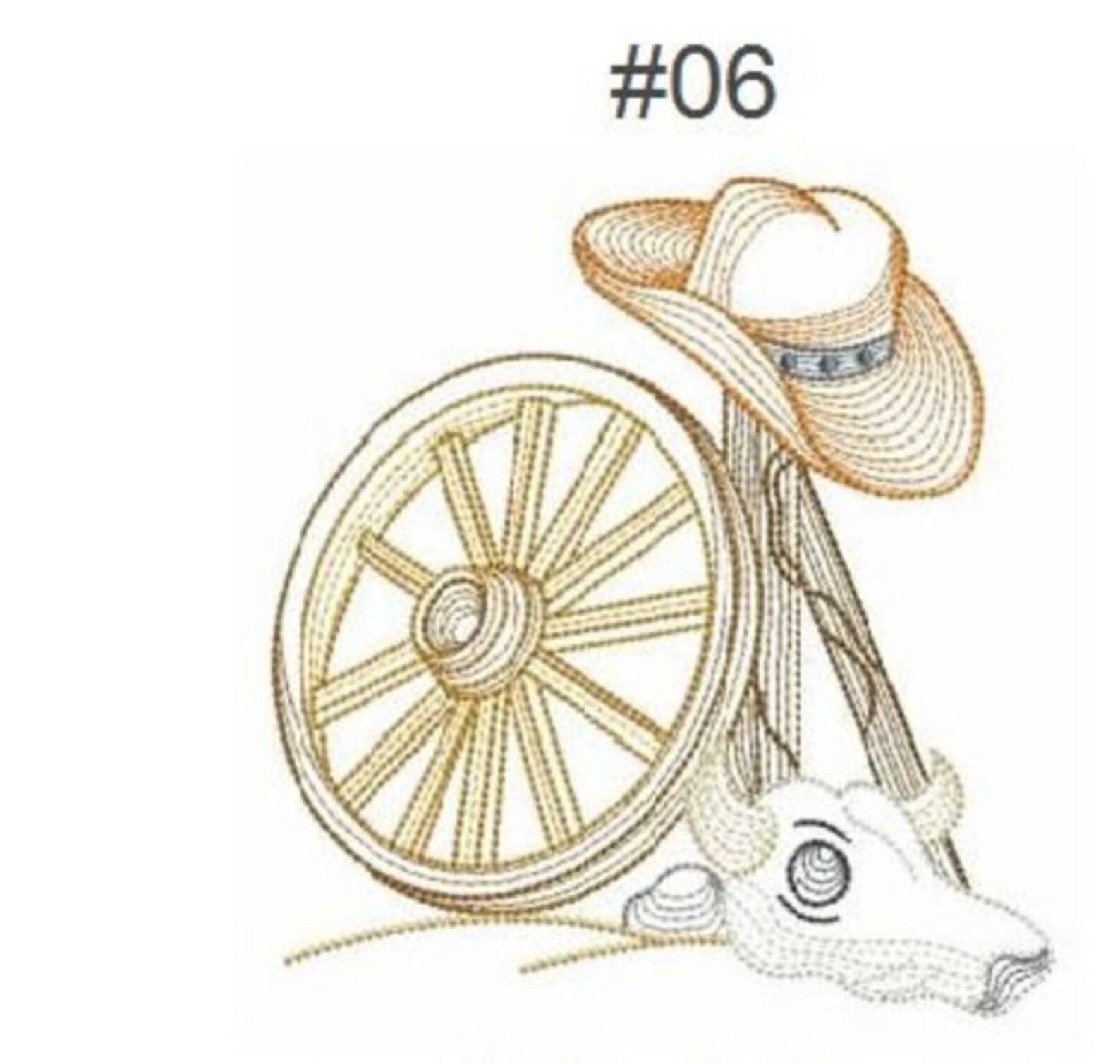 Embroidered Quilt Blocks - Wild West Quilt Blocks - Cowboy Quilt Blocks ...