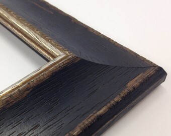Black Silver Frame - Etsy