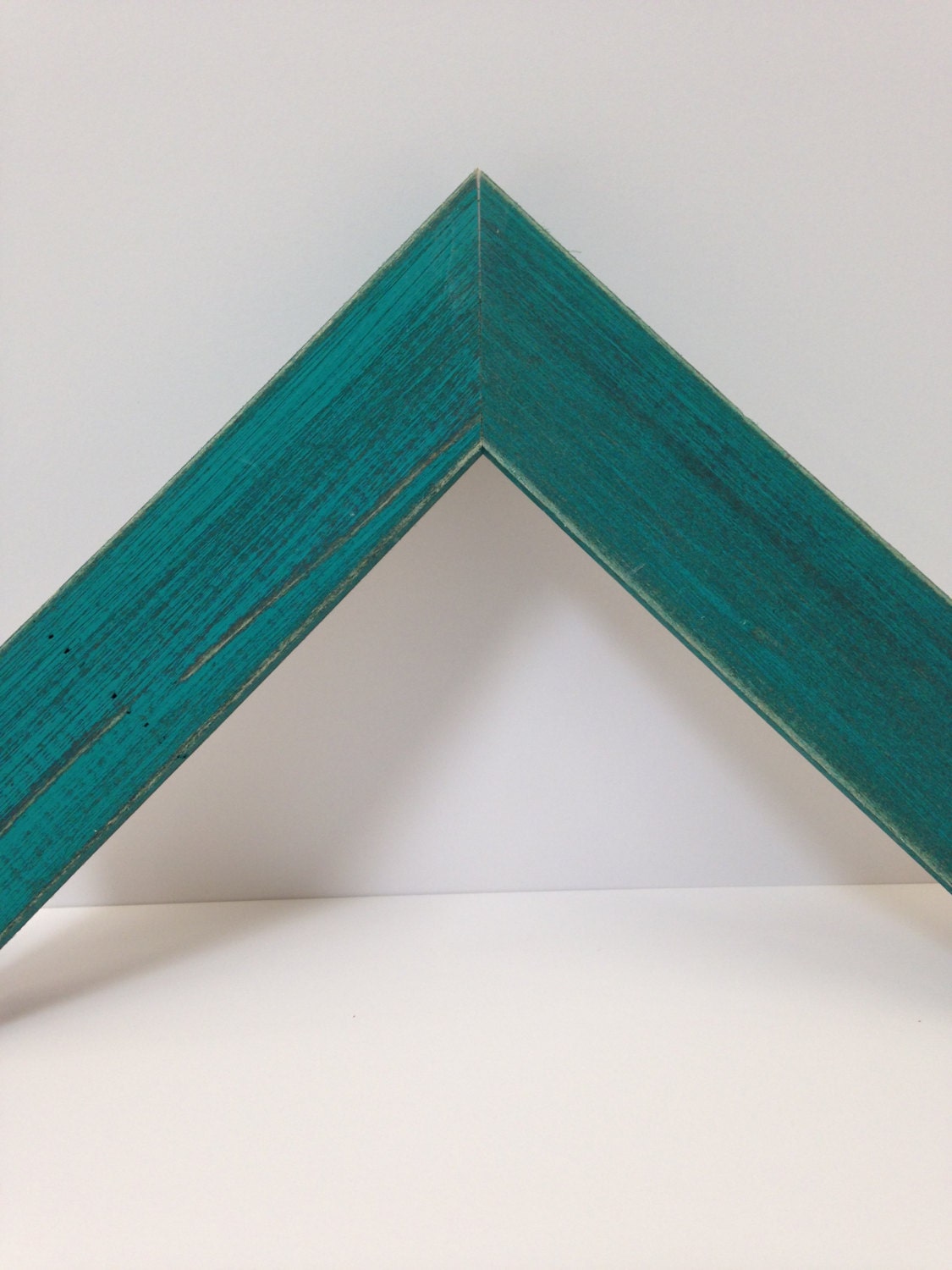TURQUOISE / TEAL Rustic Wood Picture Frame Reclaimed - Etsy
