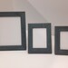 GRAY Rustic Wood Picture Frame, Grey Reclaimed Distressed Wood, All ...