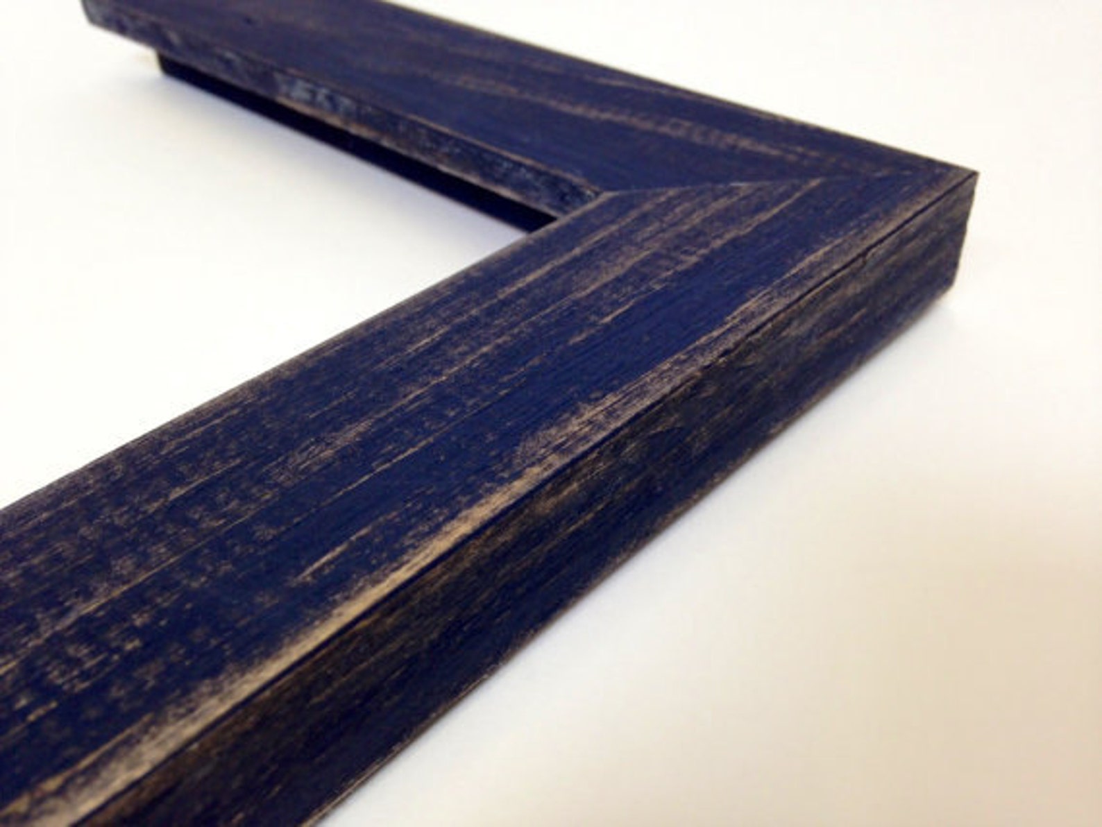NAVY BLUE Rustic Wood Picture Frame Reclaimed Distressed Wood - Etsy