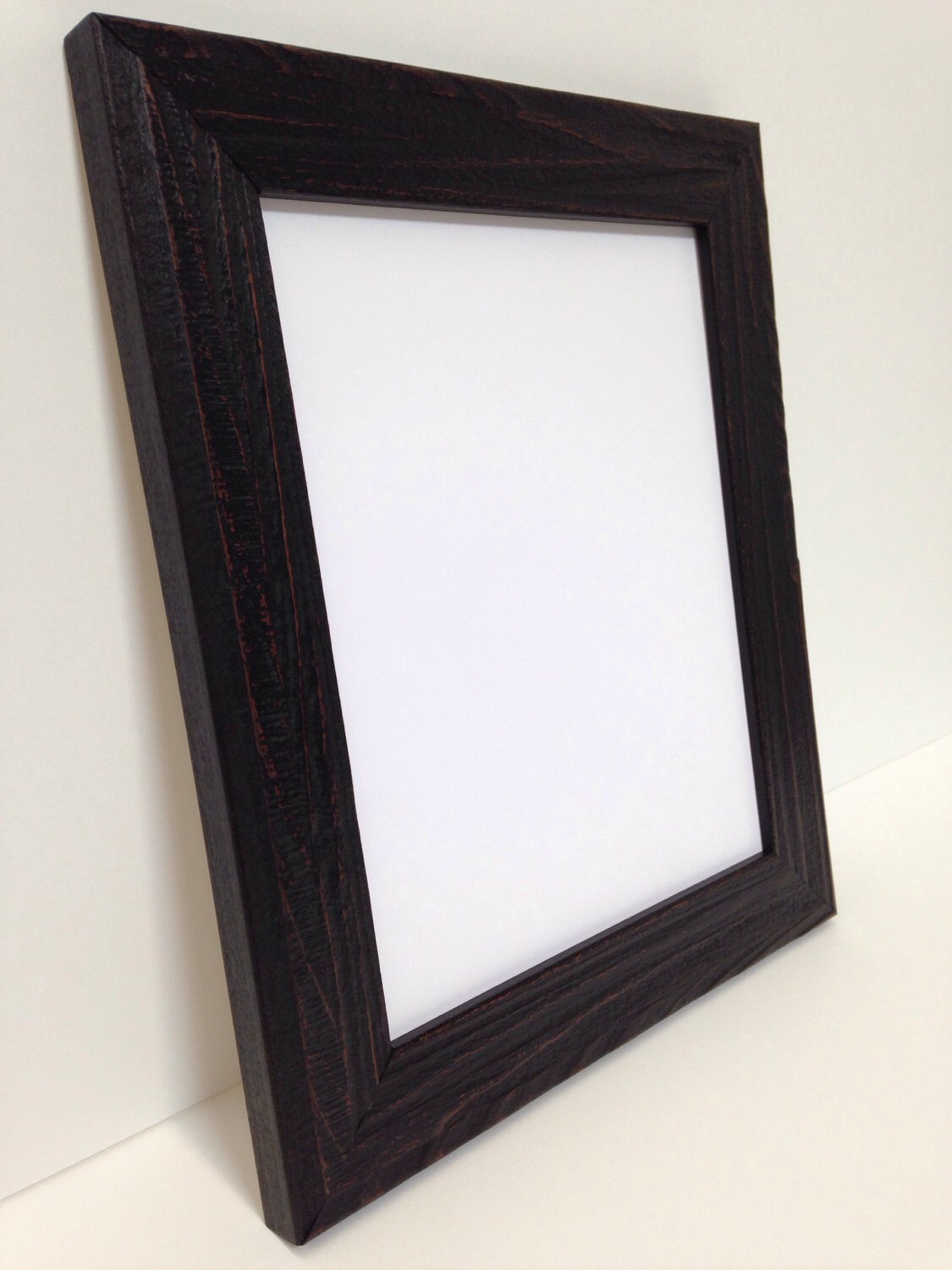 Black Rustic Wood Picture Frame All Wood Frame Reclaimed - Etsy Australia