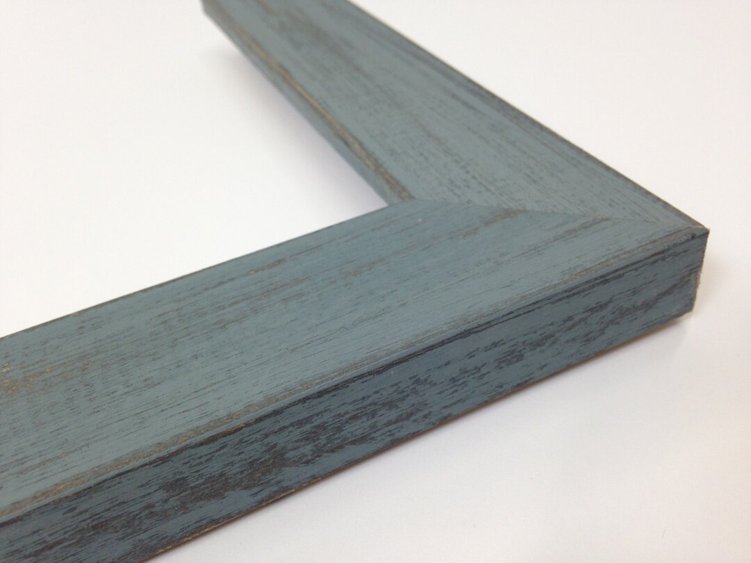 GRAY Rustic Wood Picture Frame, Grey Reclaimed Distressed Wood, All ...