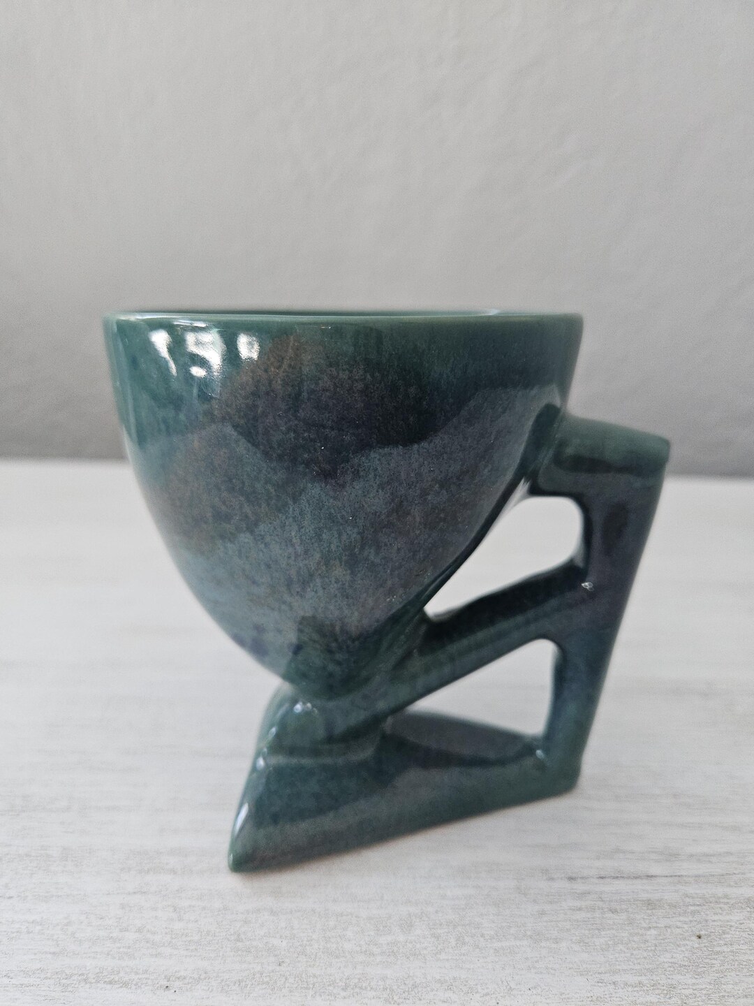 Vintage Charles Nalle Art Pottery Mug - Postmodern Signed Artists ...
