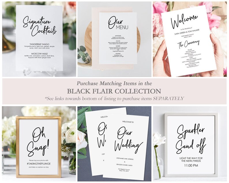 Bar Menu Sign Calligraphy Script Printable Digital File - Etsy