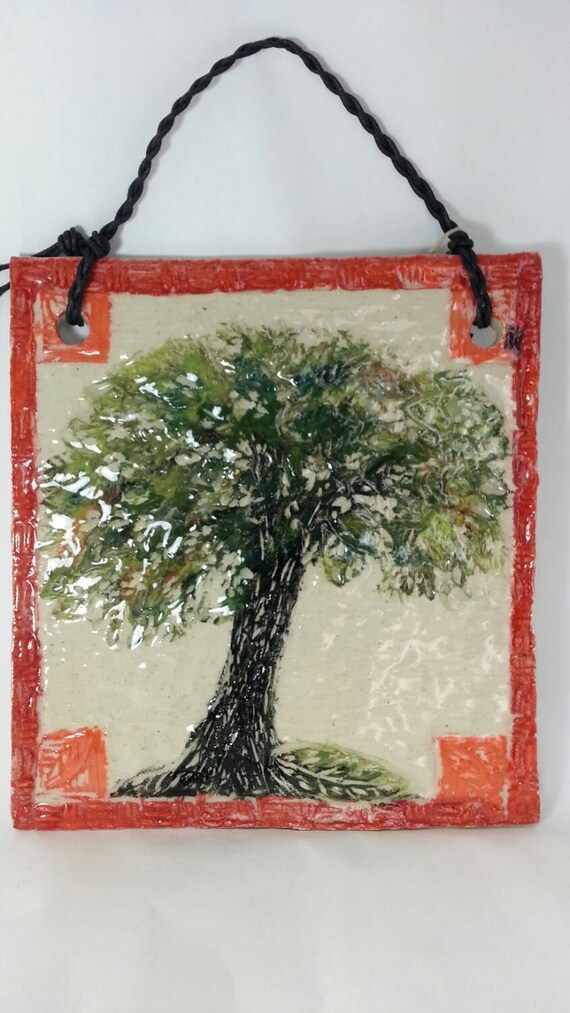 Items similar to Wall Plaque, Ceramic Art, Ceramic Plaque, Wall Hanging ...