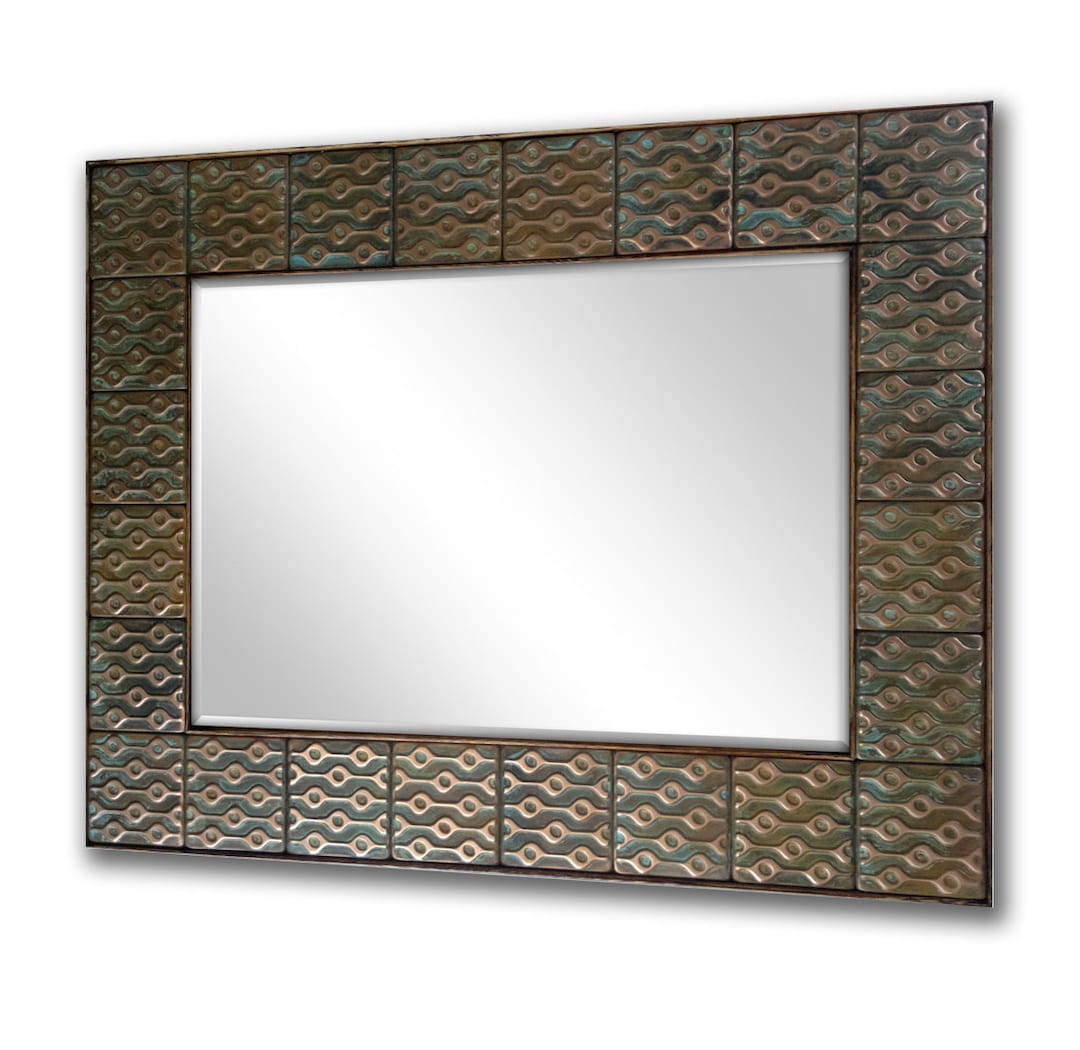Artistic Frames, Mirrors, Rustic Mirror, Copper Mirror Frame. Metal ...