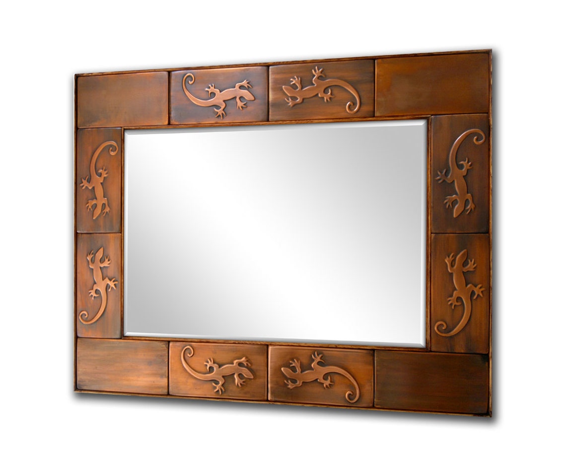 Copper Mirror Frame. Metal Mirror Frame Metal Accent Frame. - Etsy