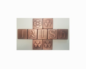 Beautiful, Unique Celtic Backsplash, Set of 21 Handmade Tiles Brass ...