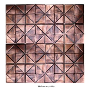 Metal Tiles, SET OF 4 , Backsplash, Kitchen Tiles, Metal Decorative ...