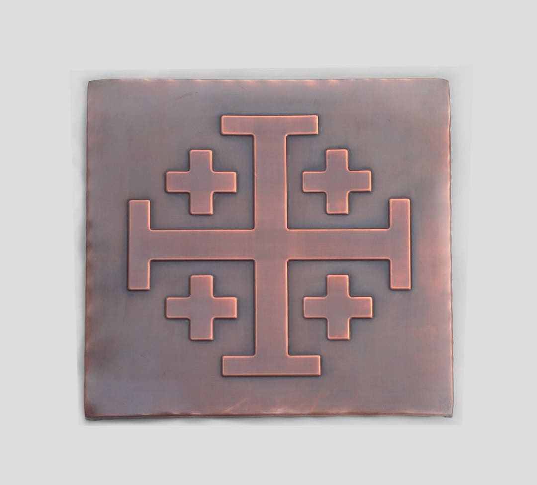Jerusalem Cross Tile, Cross Symbol Tile, Cross Tiles, Tiles With Cross ...