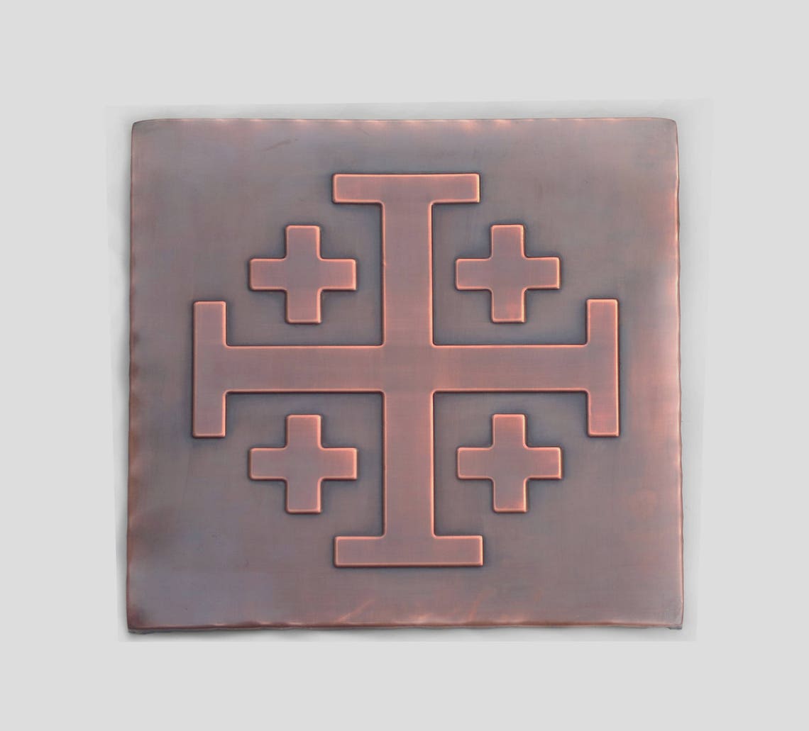 Jerusalem Cross Tile Cross Symbol Tile Cross Tiles Tiles - Etsy