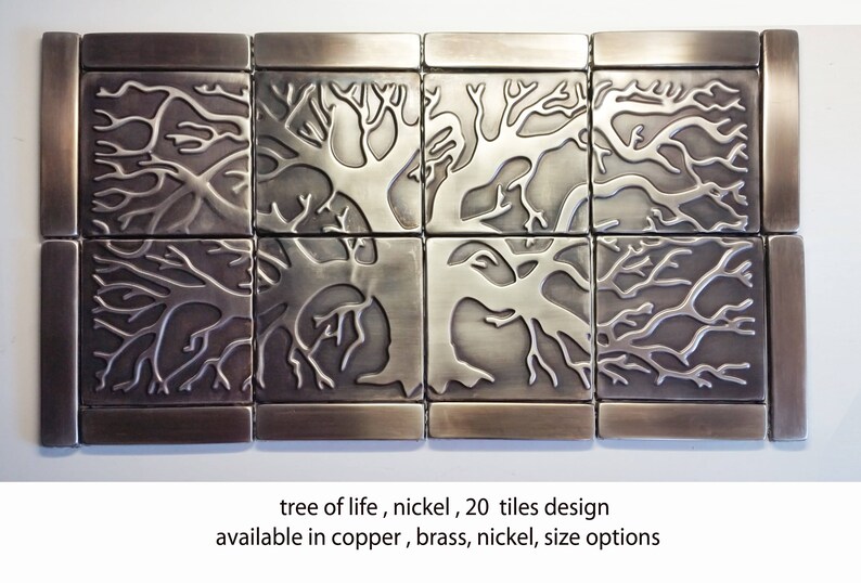 Set of 20 Tiles, Tree of Life , Backsplash, Kitchen Backsplash, 20 ...