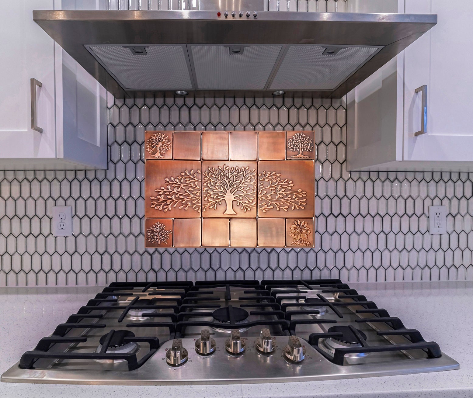 Tree of Life Mural Backsplashes Tree Backsplash Copper | Etsy