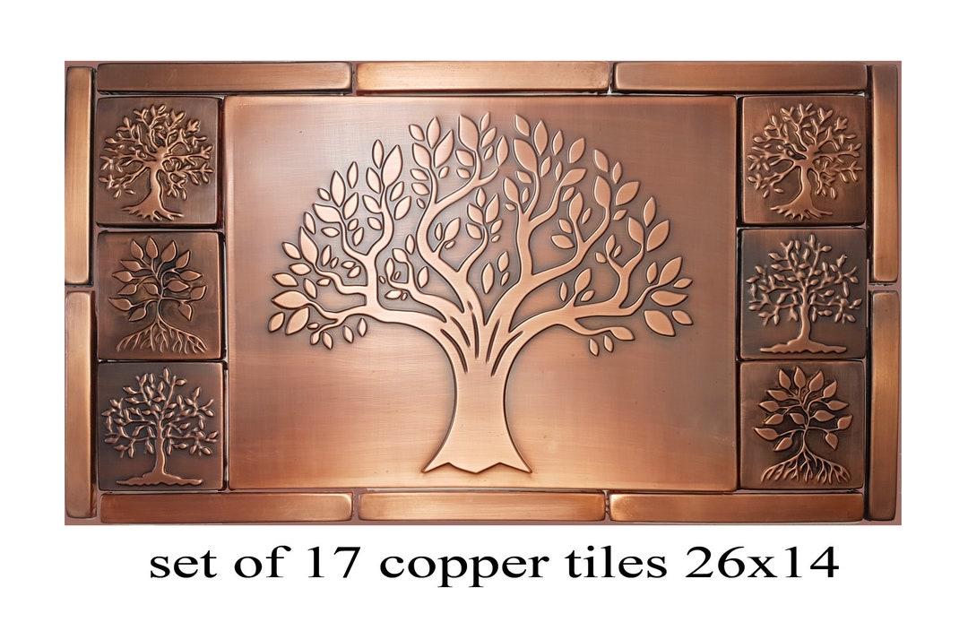 Tree of Life Copper Celtic Backsplashes Tree Backsplash Copper Celtic ...