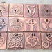 Celtic Tiles, Celtic Designs, Set of 4 Copper Celtic Tiles , Celtic ...