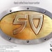 Brass Logo Hand Made Brass Sign Brass Sign for House Brass - Etsy