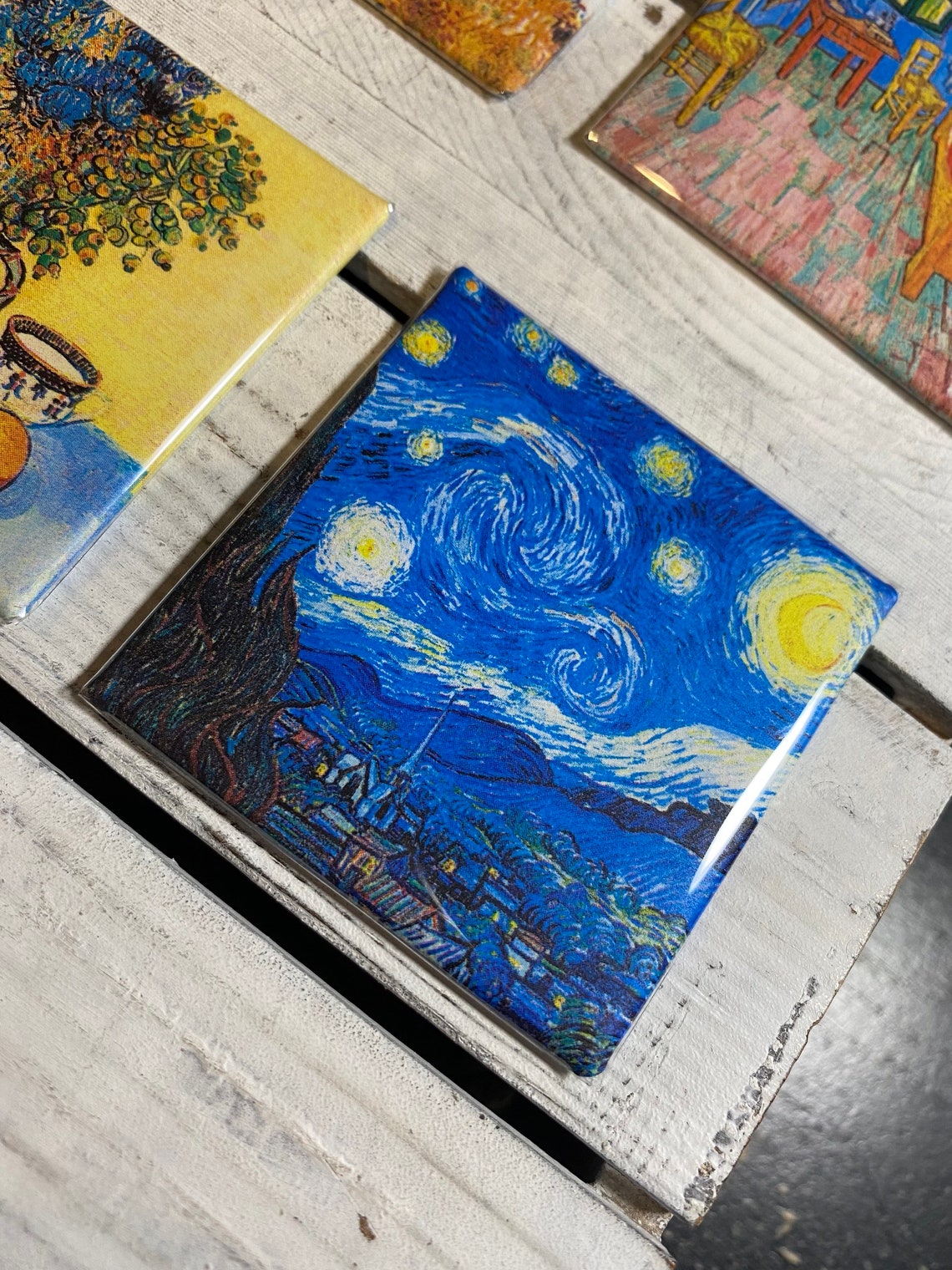 Van Gogh Magnet Assortment- Set of 6 - Etsy