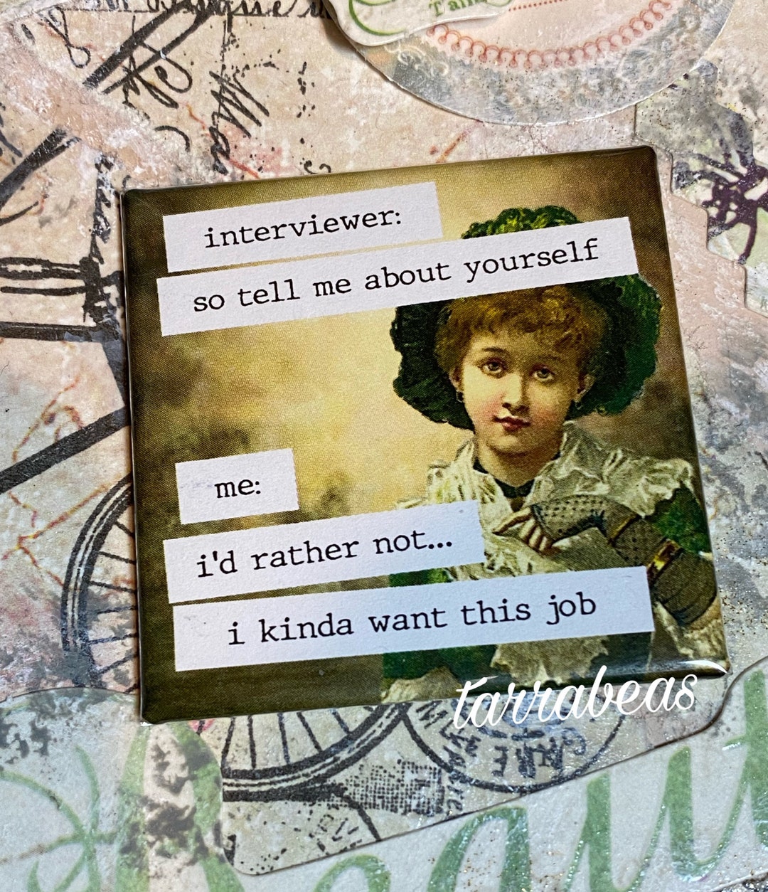 Funny Magnet - Fridge Magnet #071 - so Tell Me About Yourself.. - Etsy