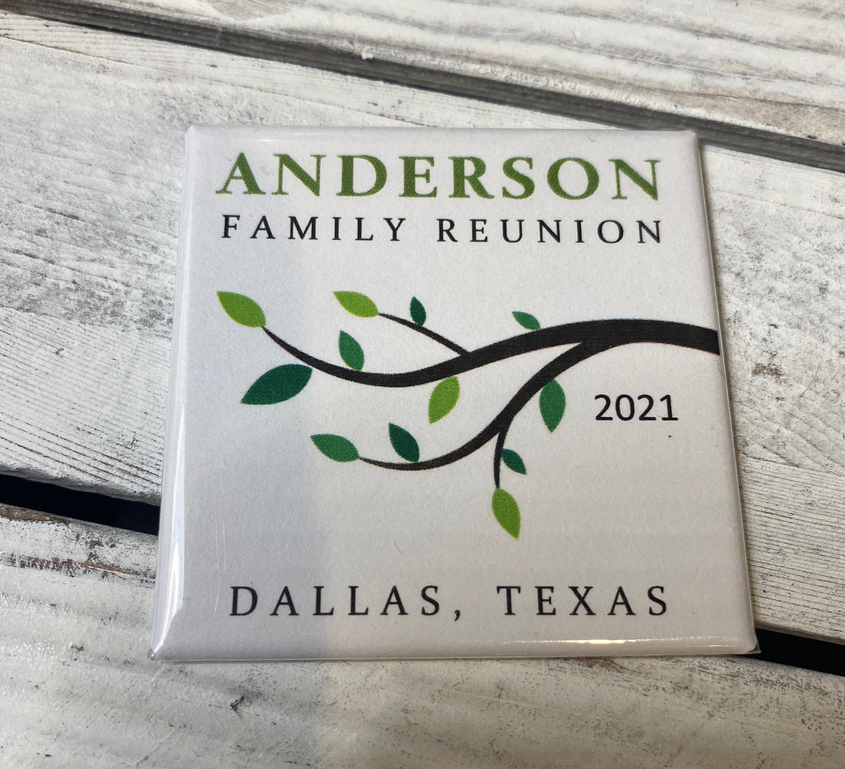 Personalized Family Reunion Fridge Magnet 2x2 Family Gifts | Etsy