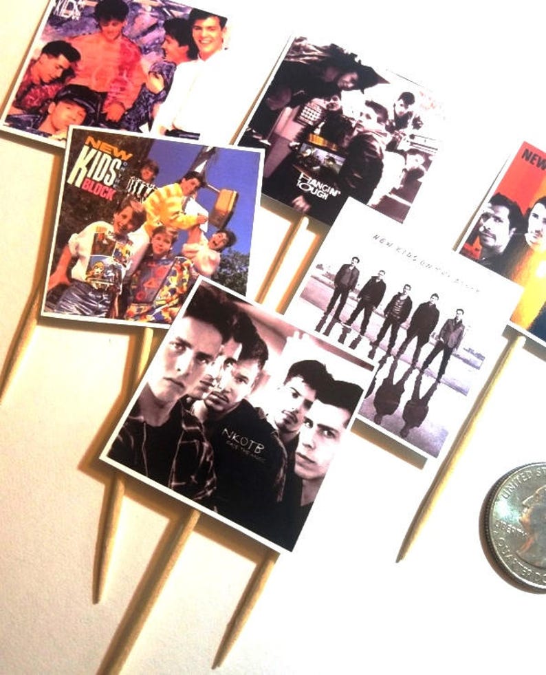 New Kids on the Block NKOTB Album Cover Cupcake Toppers | Etsy