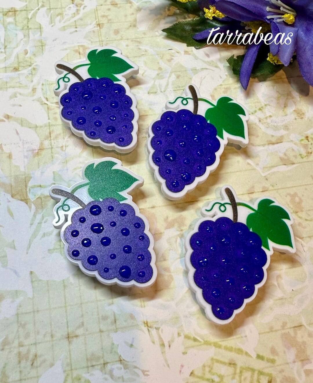 Mini Decorative Magnets - Themed Minis - Grapes - Etsy