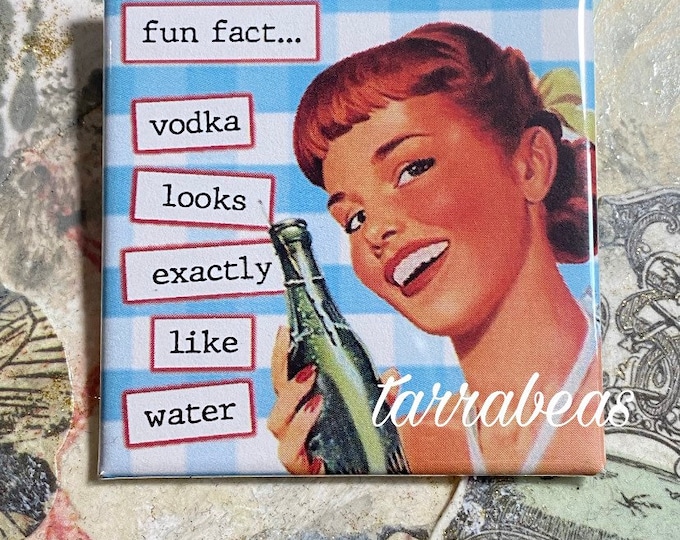 Funny Magnet - Fridge Magnet #115 - Vodka Looks Like Water - Etsy