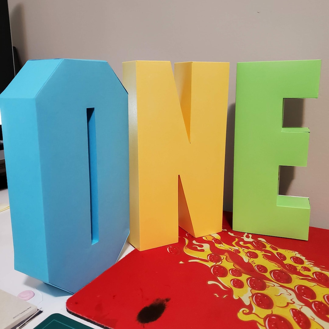 FREE SAMPLE 3D Letters for Party Decorations and Room Display for ...