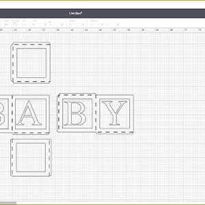 SVG File - Letter in a Box With Window Decoration for Cricut Users ...