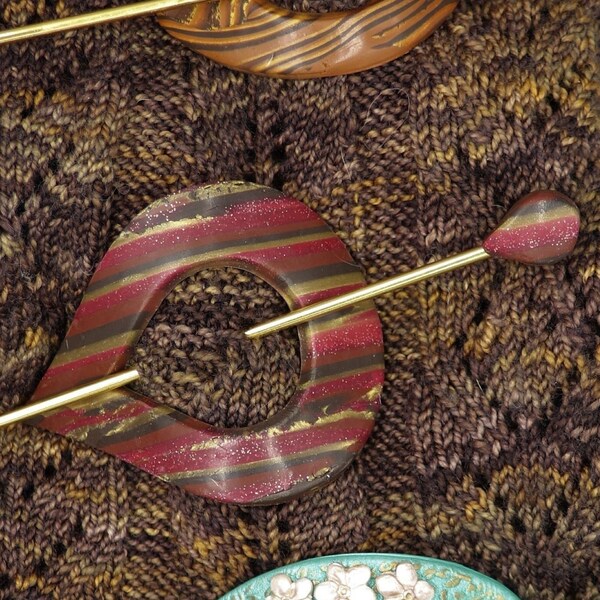 Polymer Clay Pins - Etsy