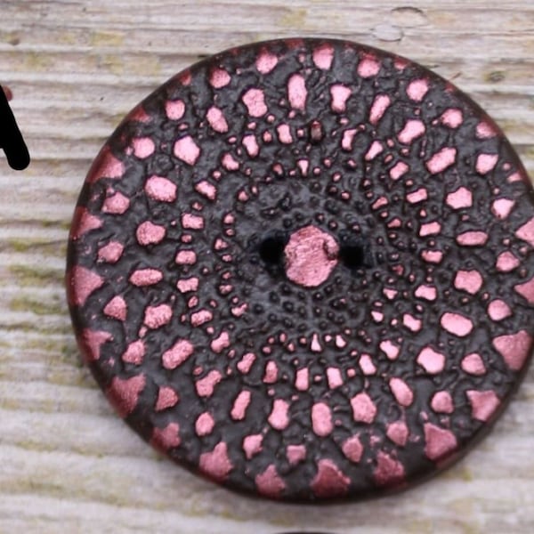 Embossed Buttons - Etsy