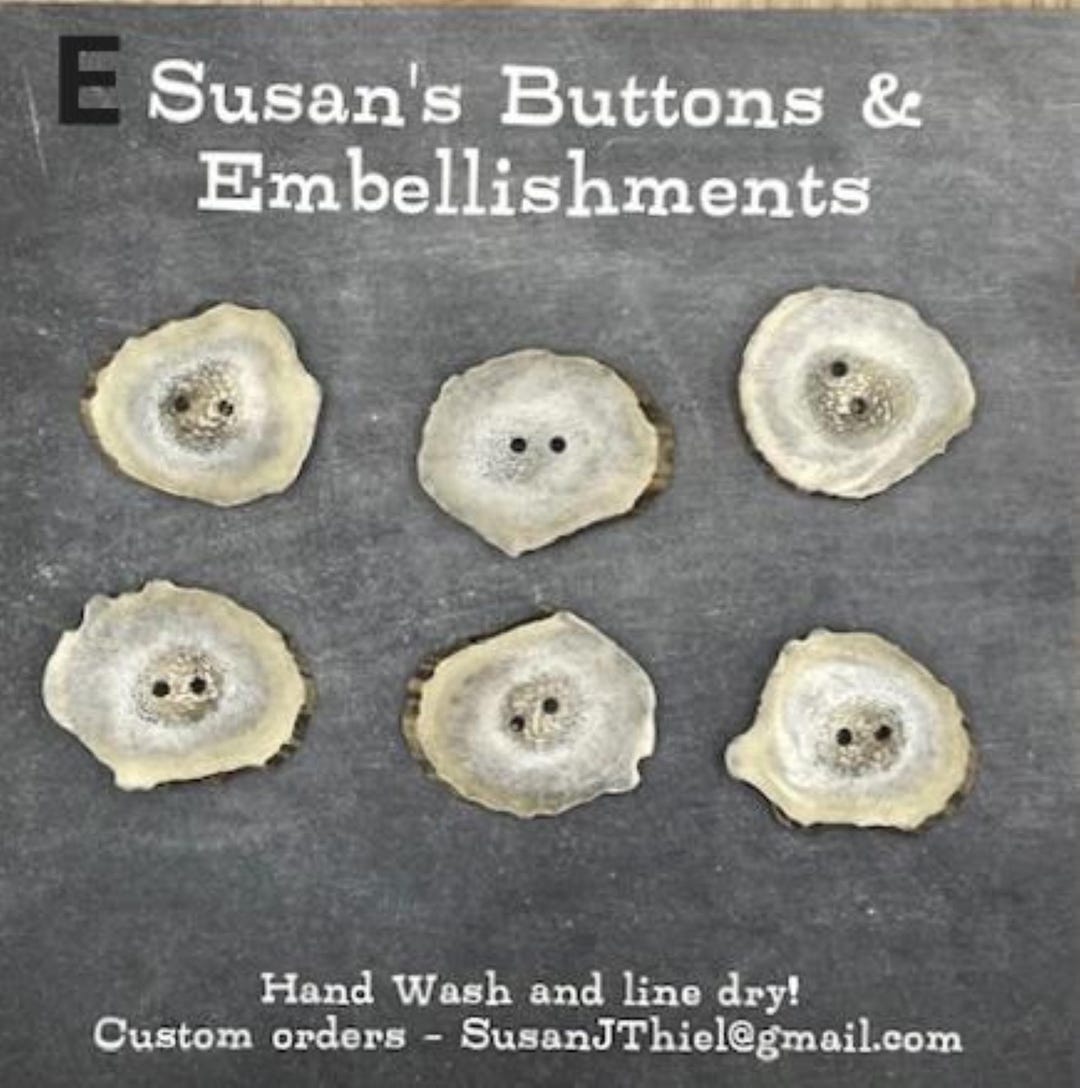 Handcrafted Deer Antler Button Sets: Rustic Woodland Style - Etsy