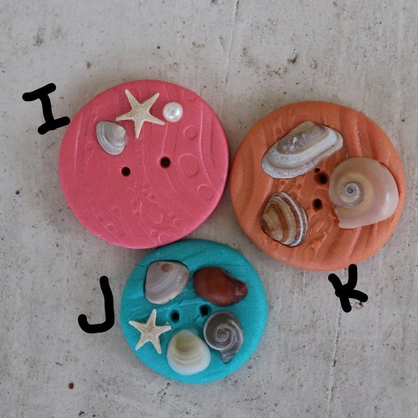 Beach Themed Buttons - Etsy
