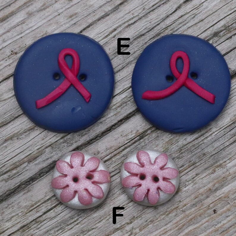 Breast Cancer Themed Rope Baskets Pink Ribbon Button and - Etsy