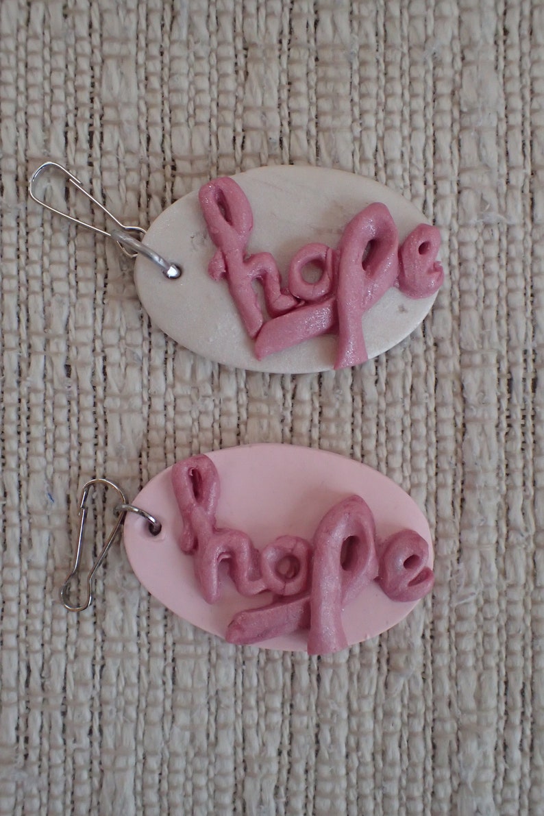 Breast Cancer Themed Rope Baskets Pink Ribbon Button and - Etsy