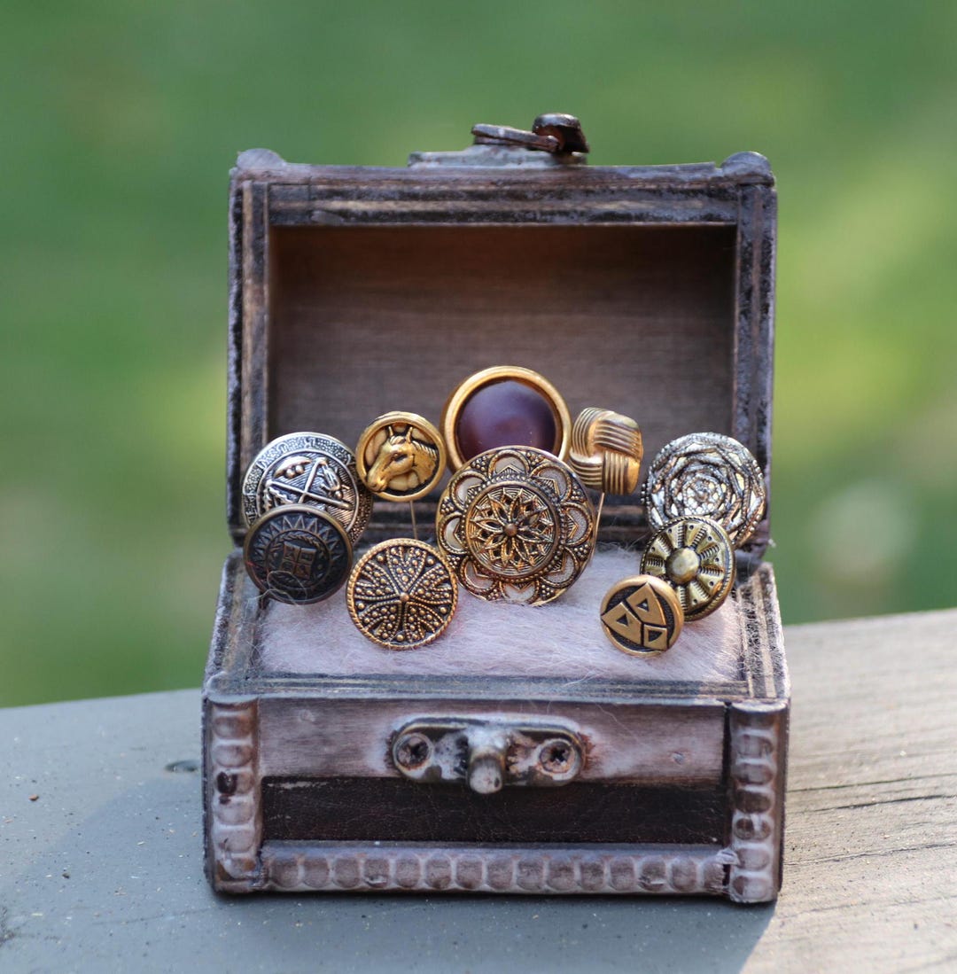 More Pin Cushions" Mini Chest With Toupe Hand Felted Pin Cushion With ...