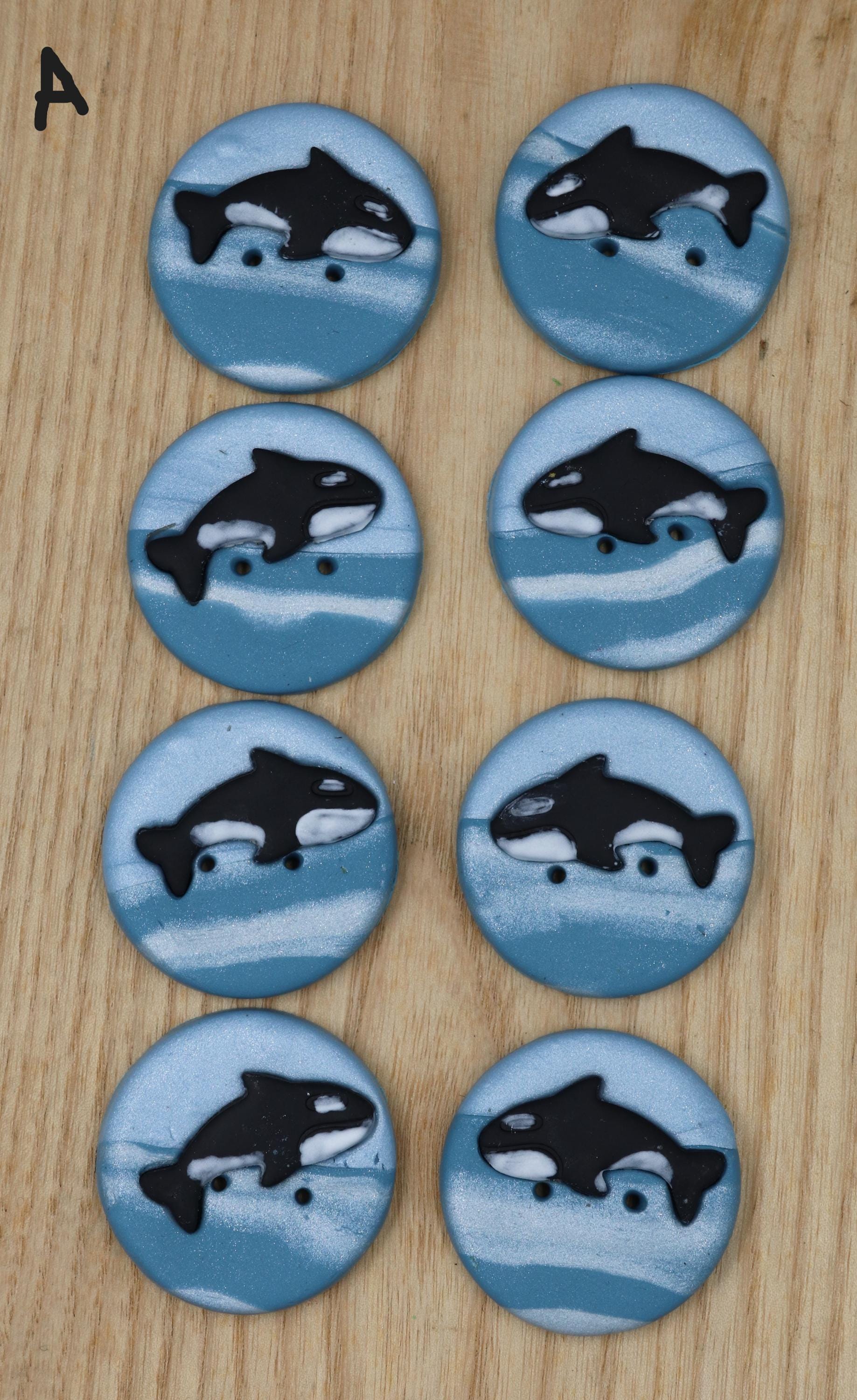 Alaska Animal Buttons, Orca Whales, Puffins, Polar Bears - Etsy