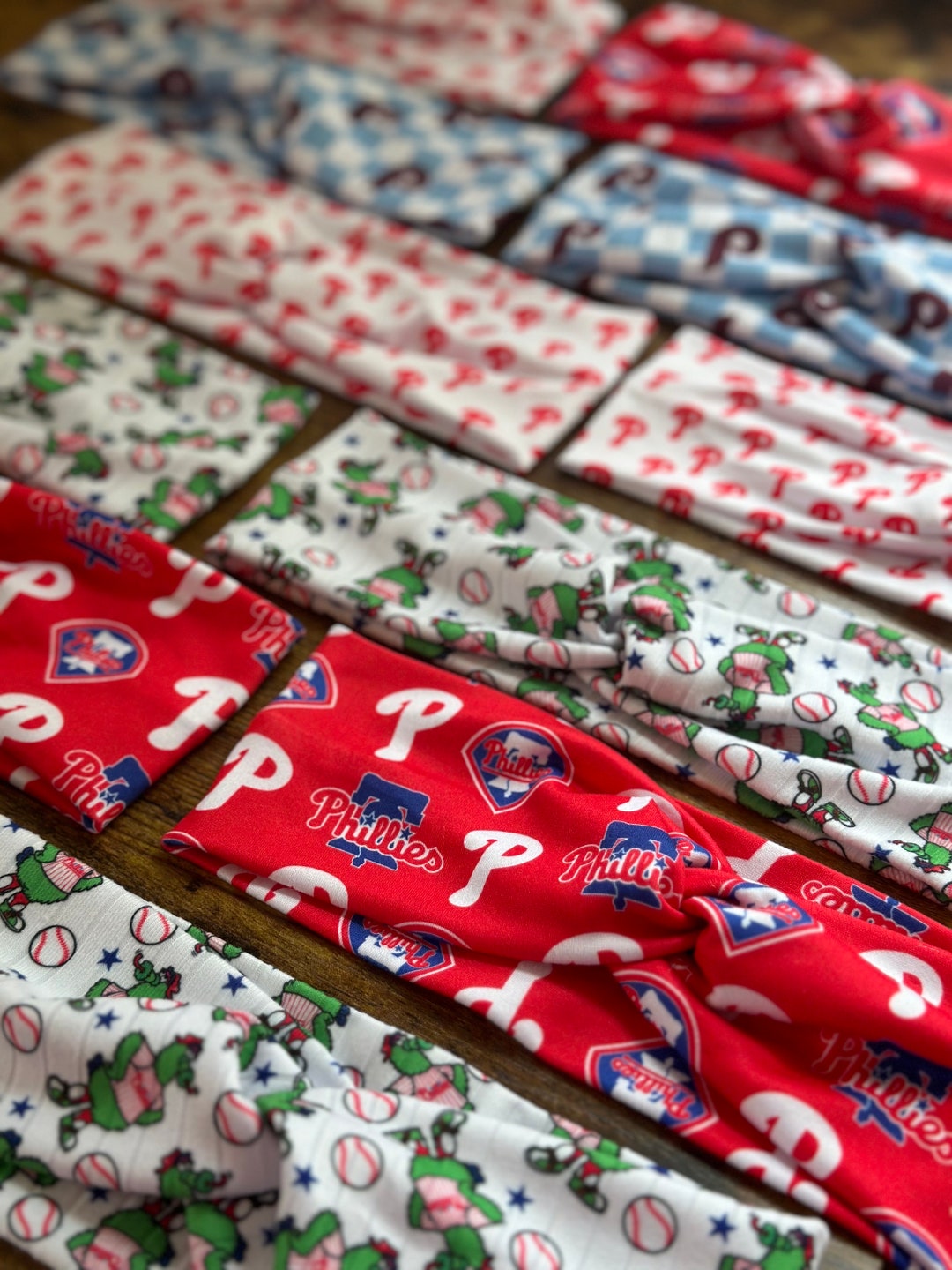 PHILLIES Inspired SOFT Twisted Headband| Philadelphia Phillies Inspired ...