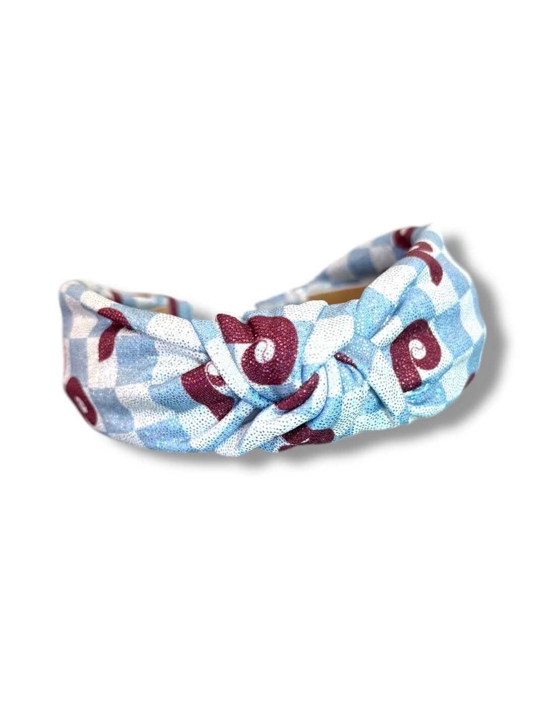 GLITTER THROWBACK BLUE Phillies Inspired- Baseball Headbands Philadelphia Sports - Etsy