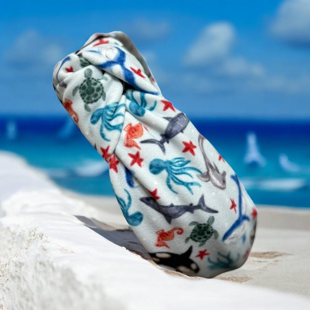 Under the Sea Knotted Headband |mama and Me Matching Ocean Animal ...