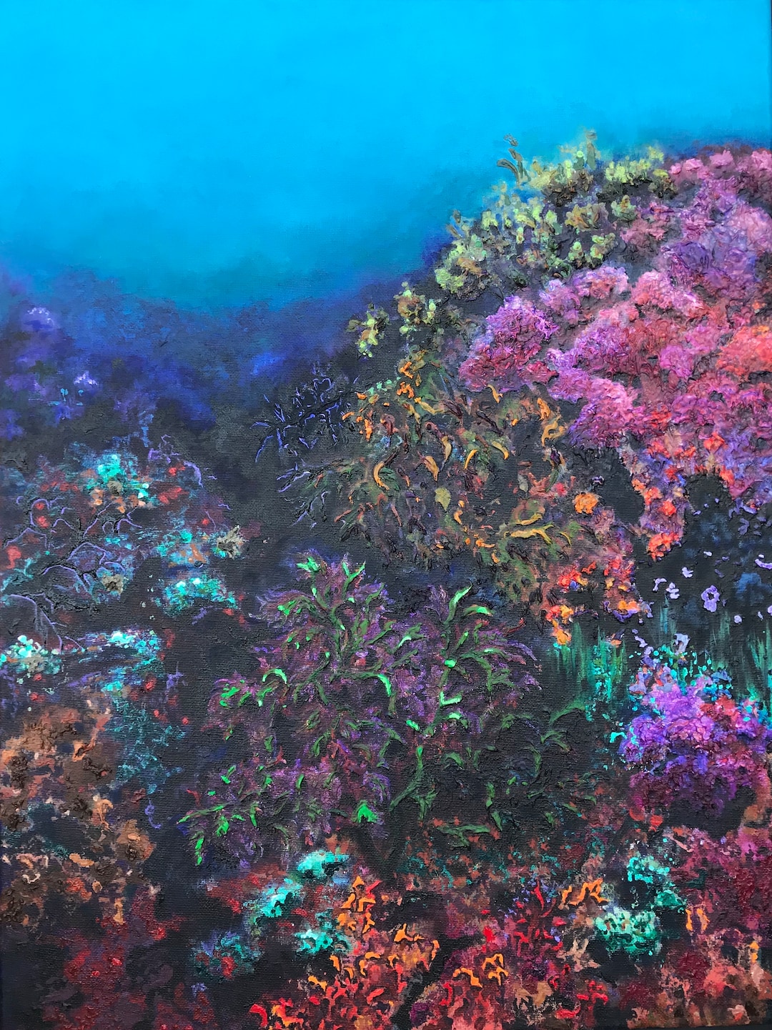 Coral Reef Underwater Print/ Ocean Sea/ Beach Art Decor Deep Calls Out ...